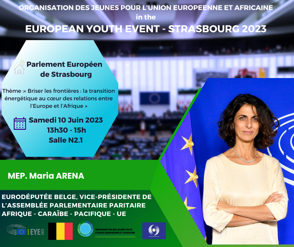 A la rencontre de l'Eurodéputée Maria ARENA, invitée des JEUNES UE-UA ...